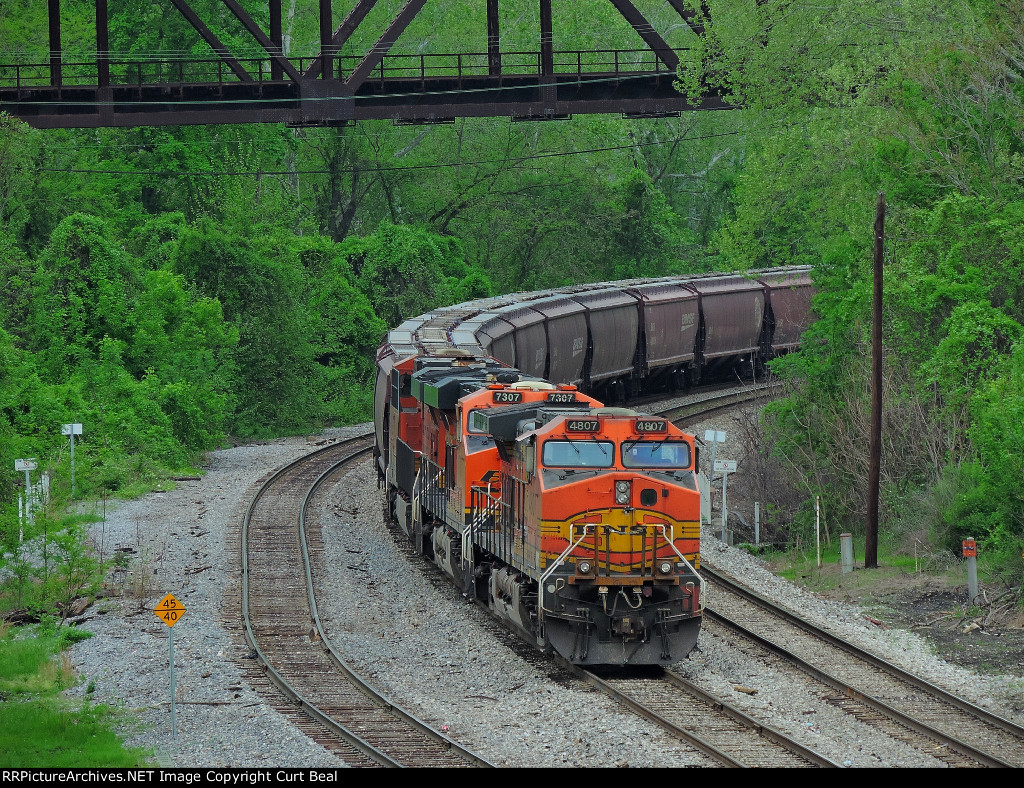 BNSF 4807, 7307 + one more